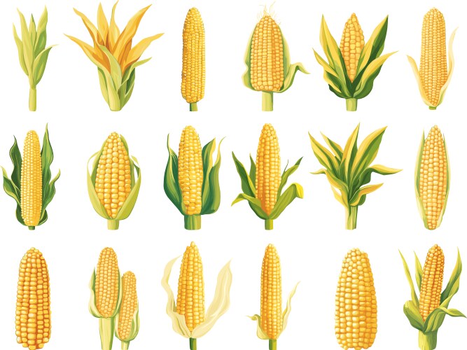 Corn stalk Vector Images & Graphics for Commercial Use | VectorStock
