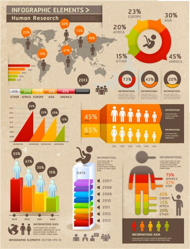 People Infographics Vector Images (over 120,000)