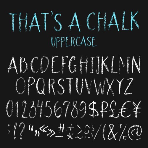 Stylized uppercase letters alphabet typeface Vector Image