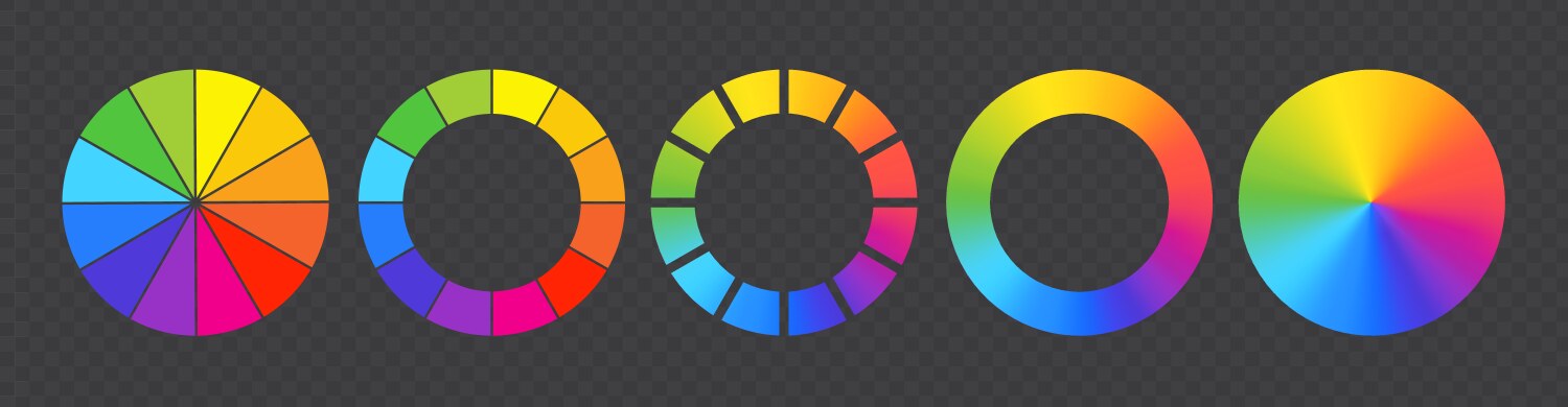 Color wheel or circle rgb multi Royalty Free Vector Image