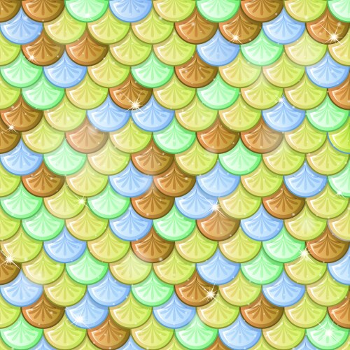 Fish scale seamless pattern background Royalty Free Vector