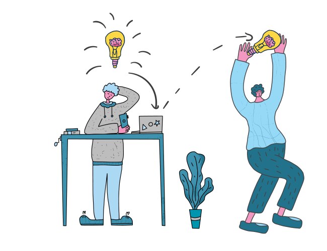 Students Cheating Vector Images (63)