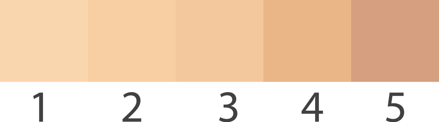 Color Palette for Dark Skin Vector Images (over 140)