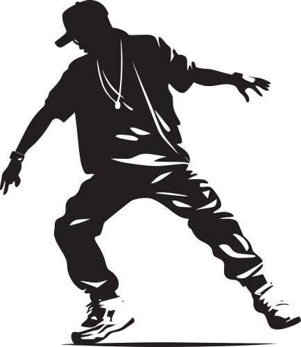 Streetgroove iconic rapper design hiphopflow Vector Image