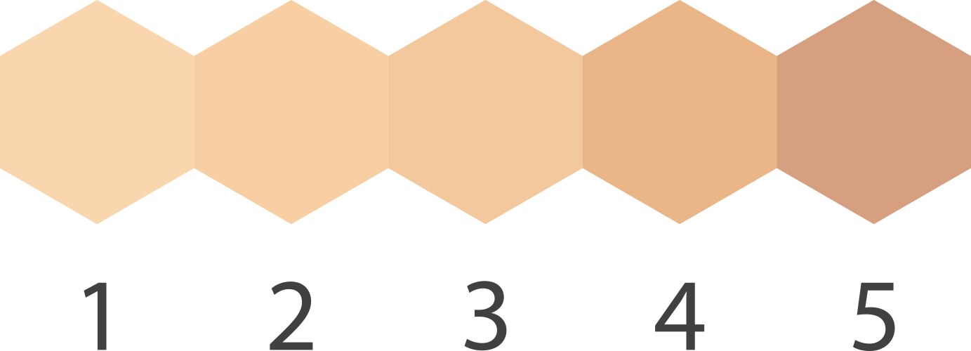 Color Palette for Dark Skin Vector Images (over 140)