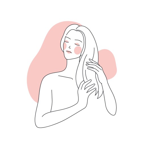 Applying Oil on Hair Vector Images (over 180)