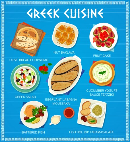 Greek Menu Template Vector Images (over 760)