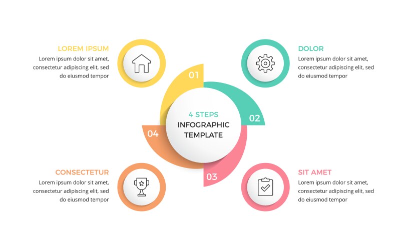4 Segments Vector Images (over 1,300)