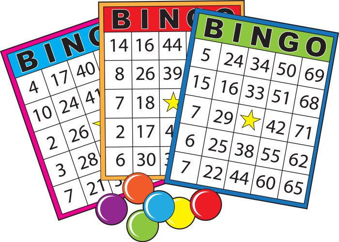 Bingo card Royalty Free Vector Image - VectorStock