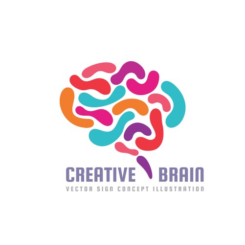 Brain logo images stock Royalty Free Vector Image