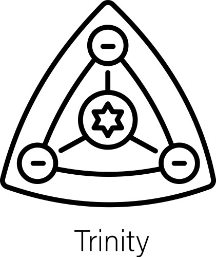 Illuminati necklace Royalty Free Vector Image - VectorStock