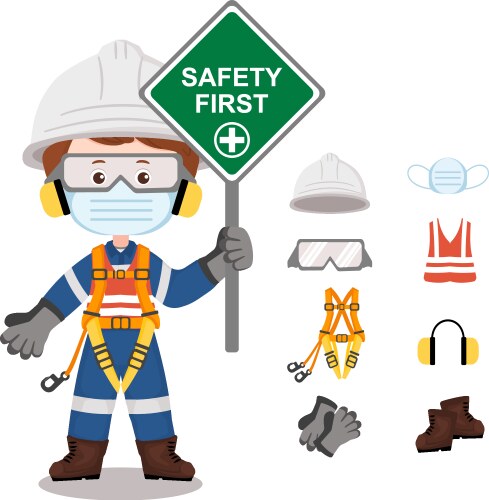 Safety harness ppe Royalty Free Vector Image - VectorStock