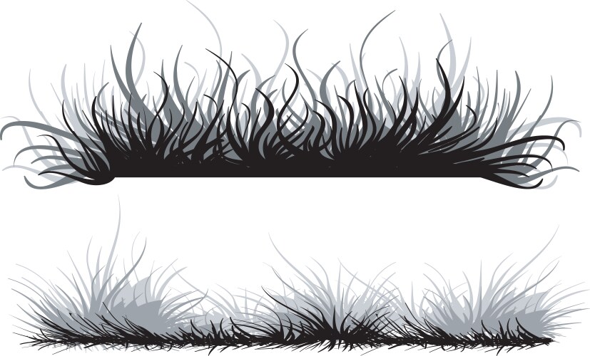 Grass silhouette seamless Royalty Free Vector Image Grass silhouette seamless Royalty Free Vector Image