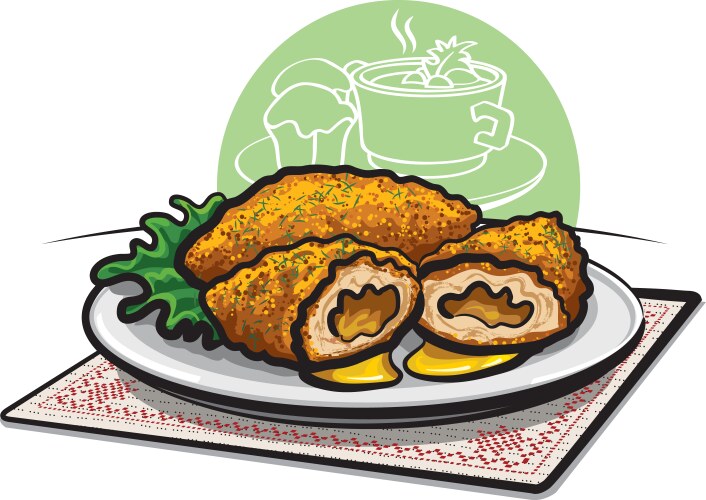 Cutlets Royalty Free Vector Image - VectorStock