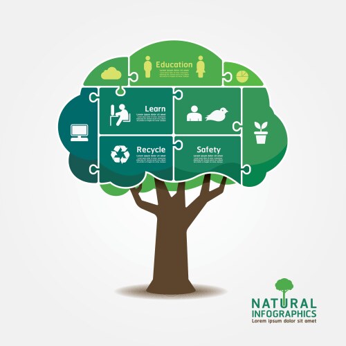 Education tree Royalty Free Vector Image - VectorStock