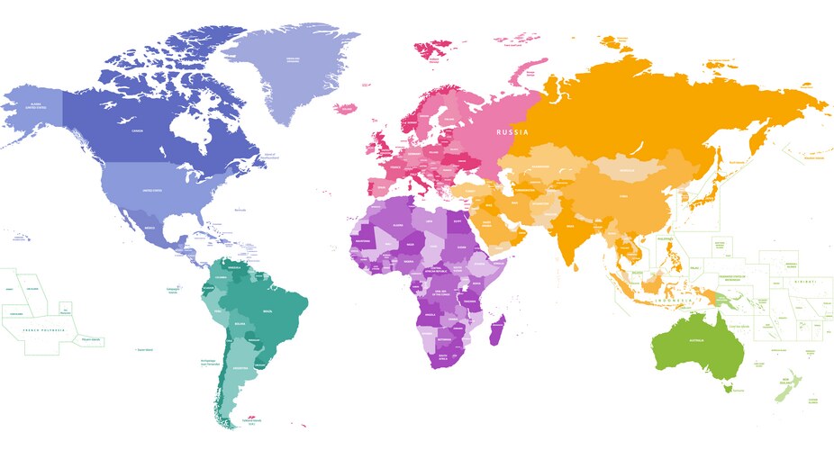 Continents Vector Images (over 200,000)