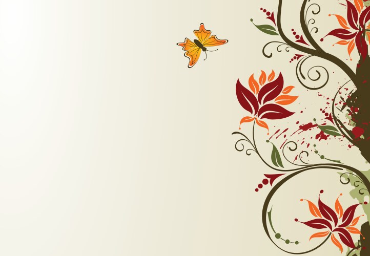 Floral graphic design Royalty Free Vector Image