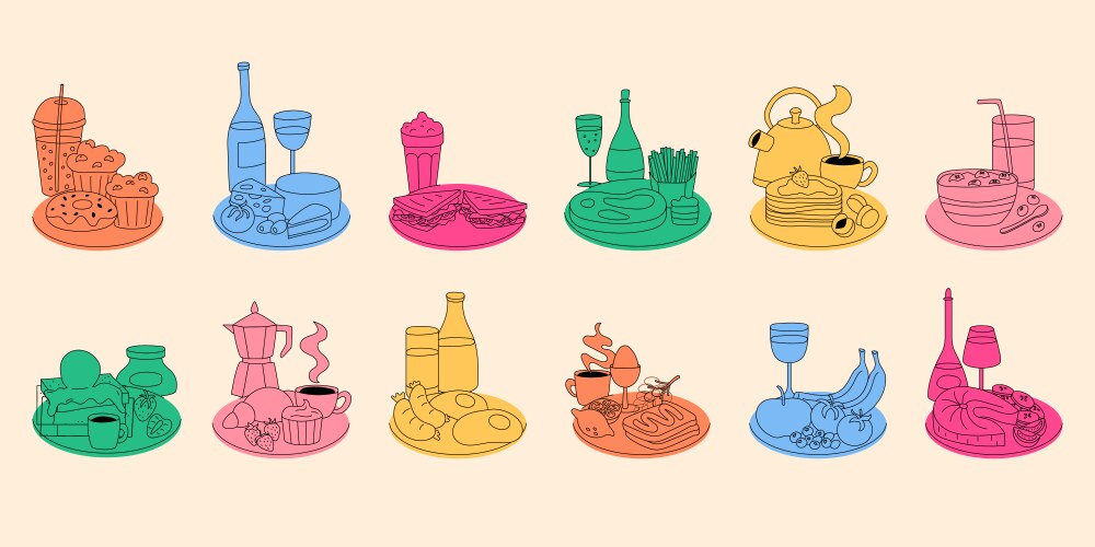 Deli Meats Vector Images (over 1,600)