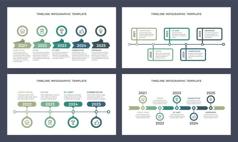 Timeline infographics Royalty Free Vector Image