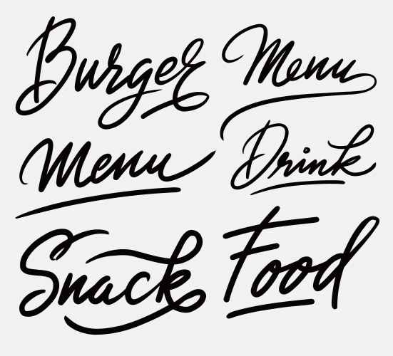 Burger Font Vector Images (over 520)