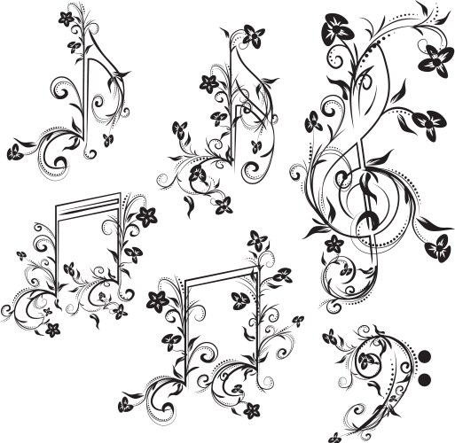 Music note Royalty Free Vector Image - VectorStock