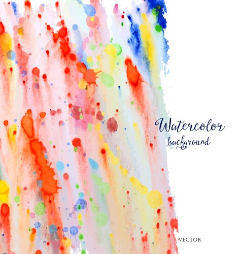 Abstract color ink background Royalty Free Vector Image