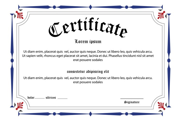 Certificate Vector Images (over 370,000)