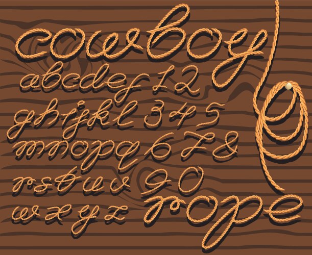 Cowboy Font Vector Images (over 470)