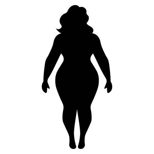 Curvy Body Silhouette Vector Images (over 470)