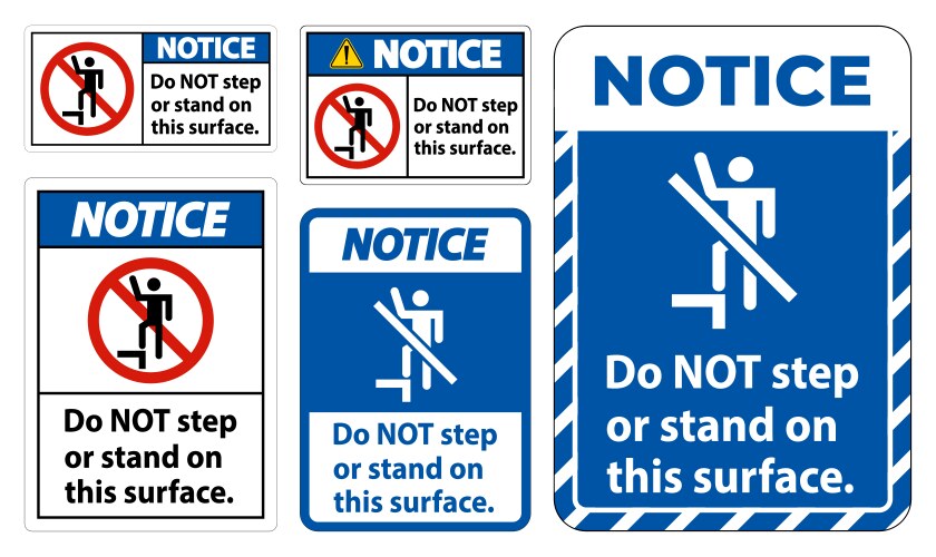 Do not Step Vector Images (over 450)