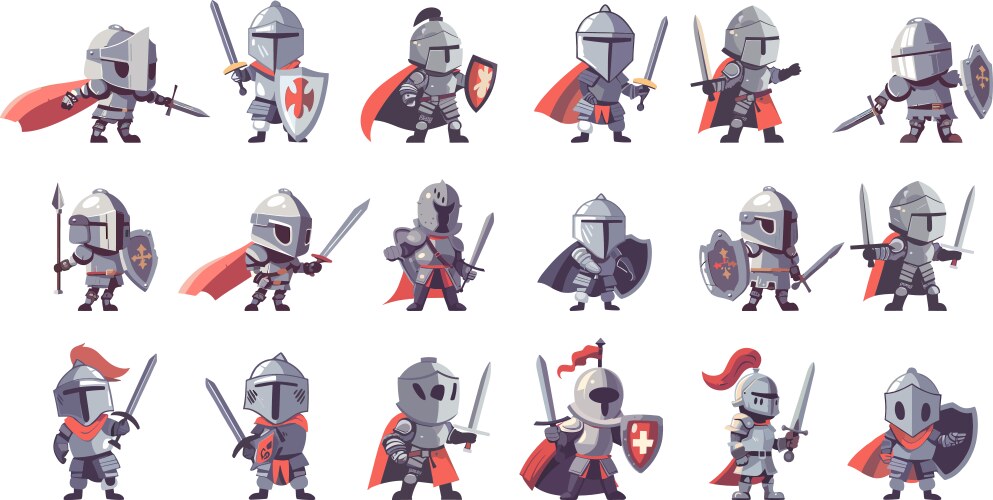 Cartoon Medieval Knight
