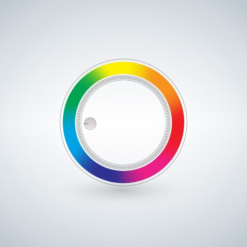 Colorful gradient drops on white background Vector Image