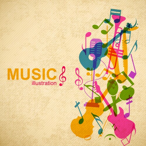 Abstract Musical Instruments Vector Images (over 17,000)