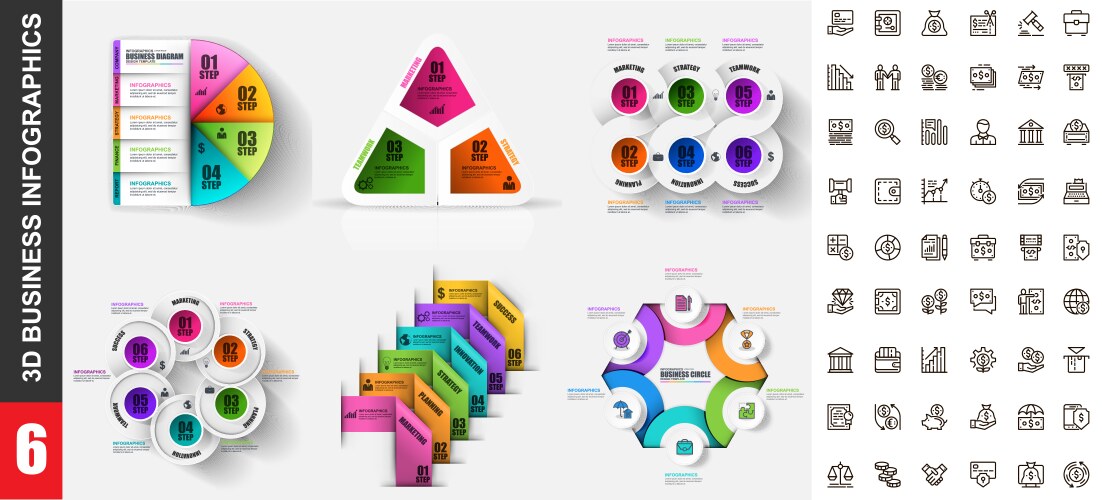 Infographic Bundle Vector Images (over 5,900)