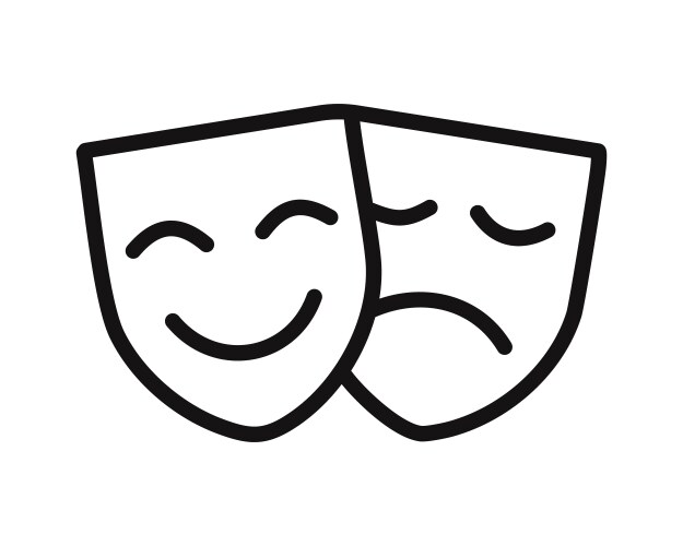 Drama Mask Vector Images (over 13,000)