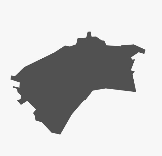 Davanagere district map karnataka state india Vector Image