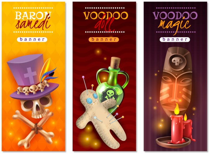 Occultism set with pentagram voodoo doll human Vector Image