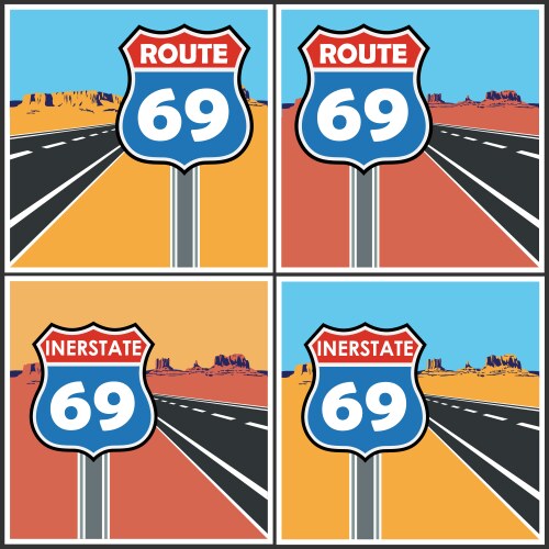Highway Sign Vector Images (over 55,000)