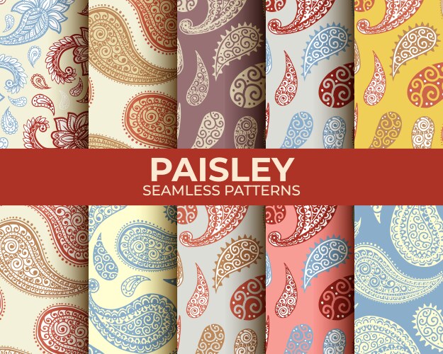 Paisley Vector Images & Graphics for Commercial Use | VectorStock