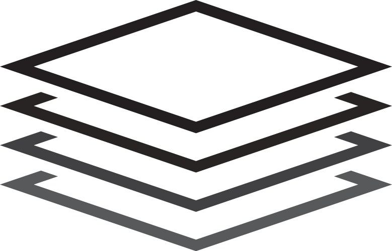 Layer logo (45755131) – Royalty-Free Vector | VectorStock
