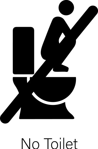 Toilet Royalty Free Vector Image - VectorStock