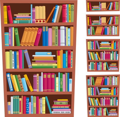 Book stacks Royalty Free Vector Image - VectorStock