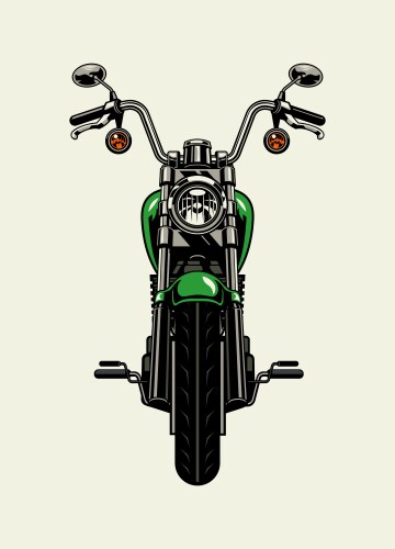 Motorcycle Front View Vector Images (over 2,300)