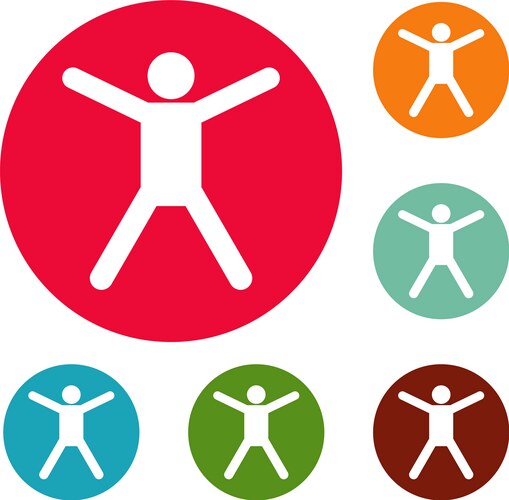 Stickman Circle Vector Images (over 190)