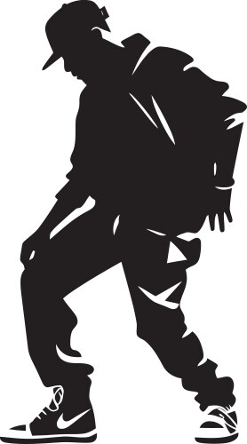 Streetvibe iconic rapper design groovemaster Vector Image