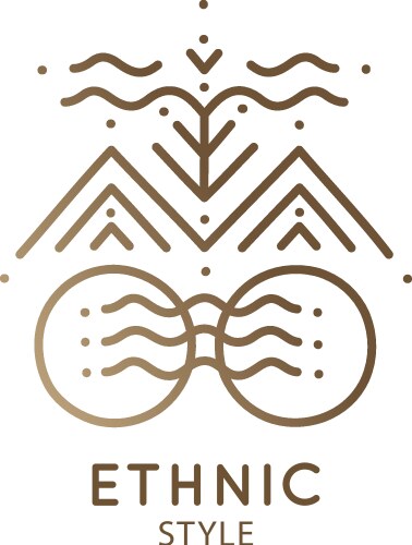 Esoteric geometric logo Royalty Free Vector Image