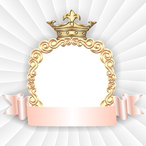 Royal frame Royalty Free Vector Image - VectorStock
