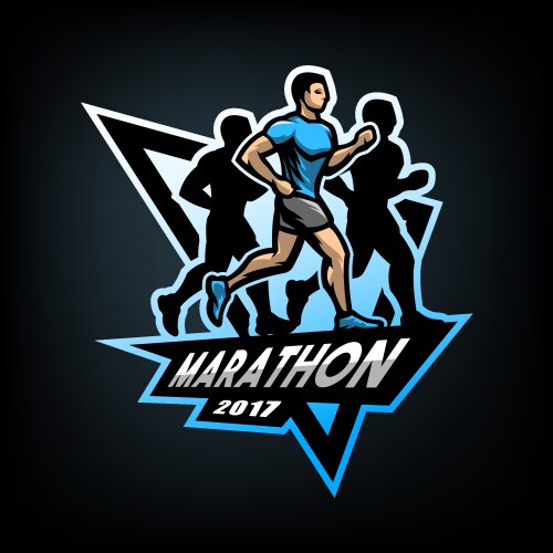Marathon Runner Logo Vector Images (over 4,100)
