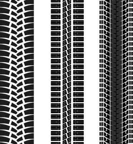 Tire tread patterns Royalty Free Vector Image - VectorStock