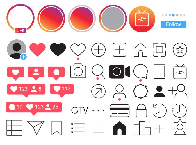 Instagram Live Vector Images (over 840)